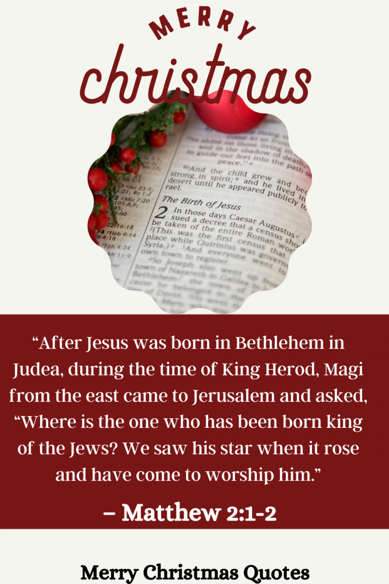 151+ Holy Bible Quotes for Christmas - Merry Christmas Quotes
