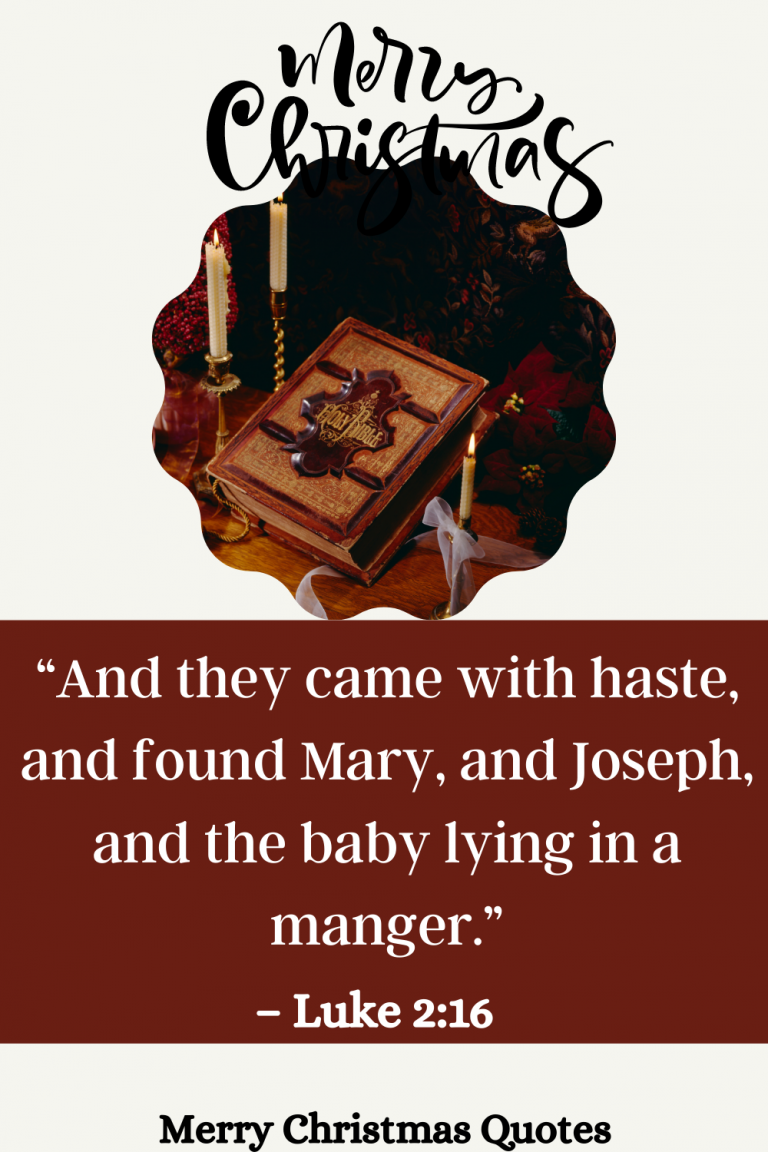 151+ Holy Bible Quotes for Christmas - Merry Christmas Quotes