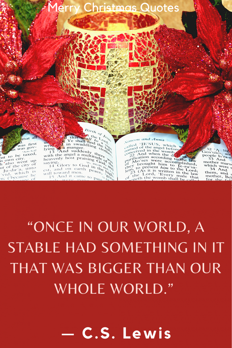 75+ Best Religious Quotes About Christmas 2021